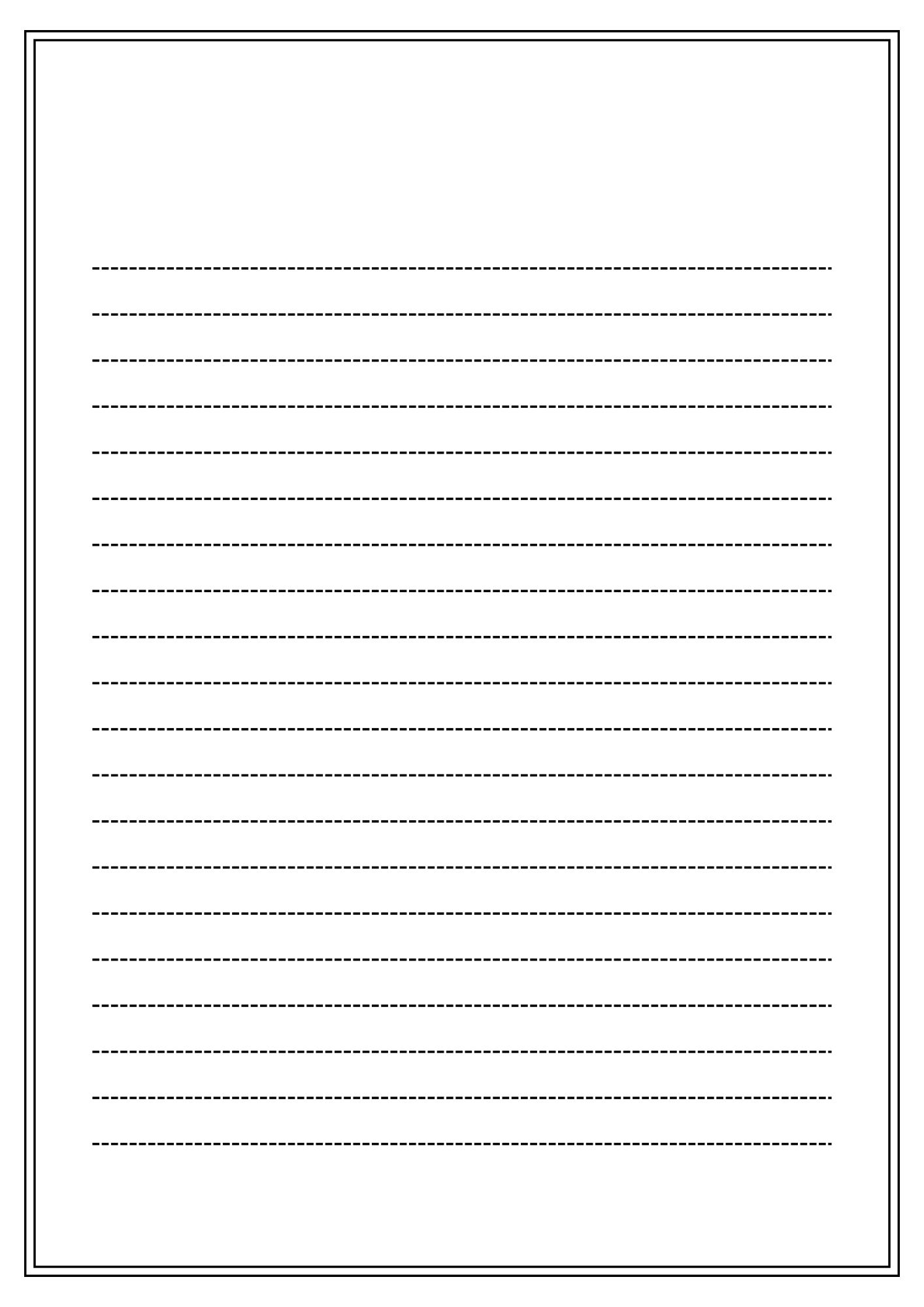Printable Blank Pages for Typing - Printables Hub
