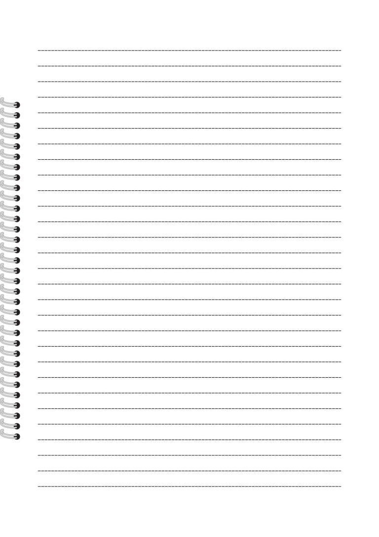 Printable Blank Pages for Typing - Printables Hub