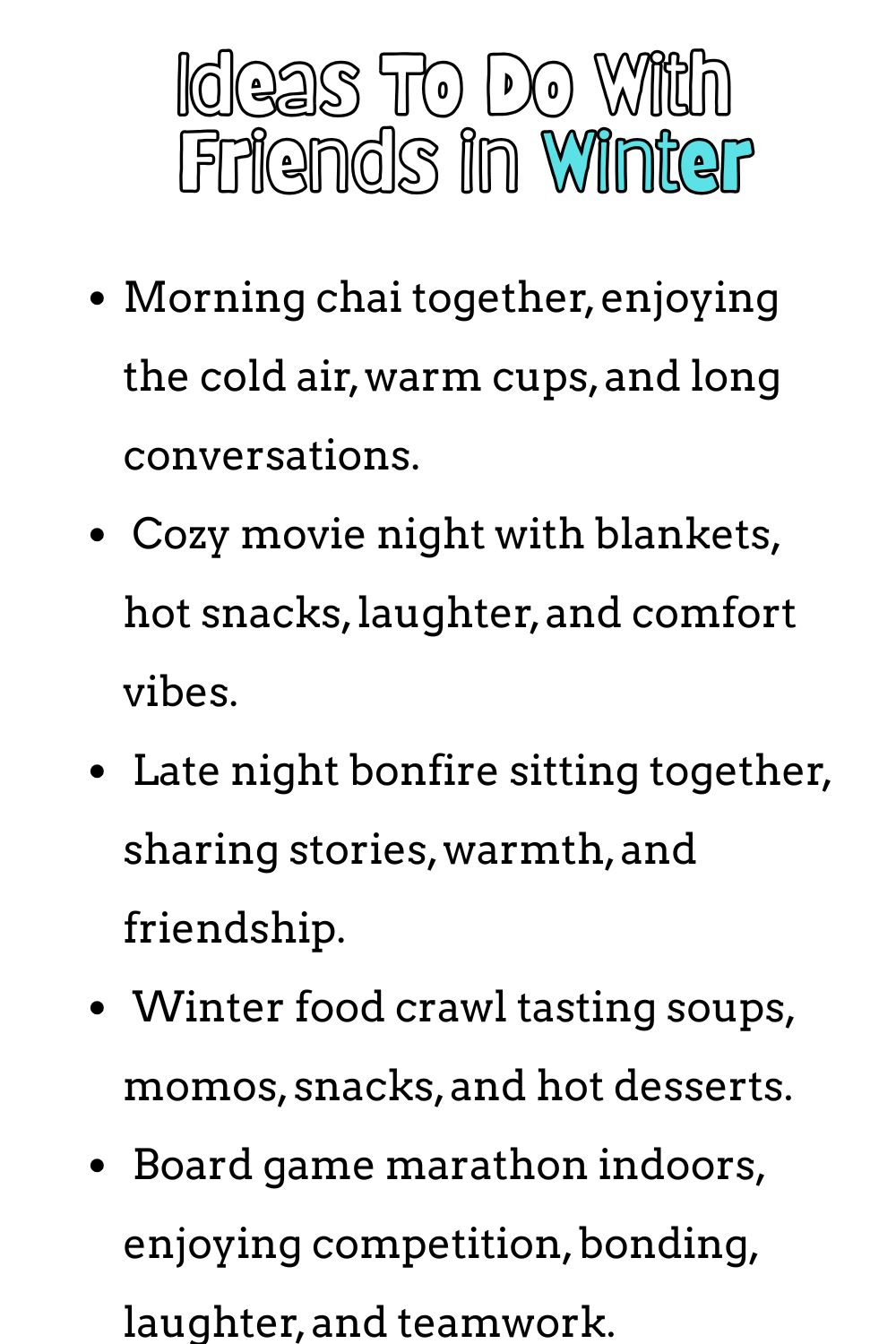 Printable Lists Of Ideas to Do With Friends - Printables Hub