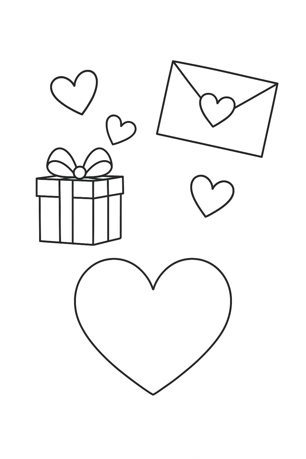 Printable Cute Valentine's Day Coloring Pages - Printables Hub