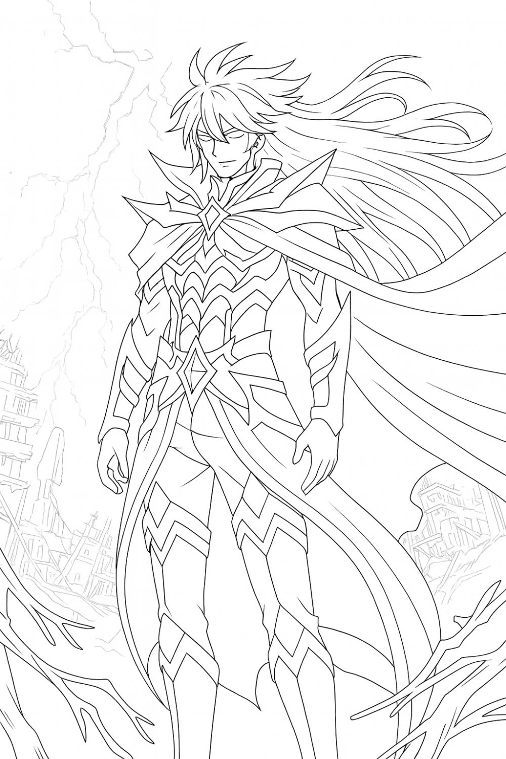 Printable Anime Coloring Pages [PDF Included] - Printables Hub