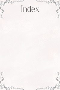 Printable Index Page Designs [PDF Included] - Printables Hub