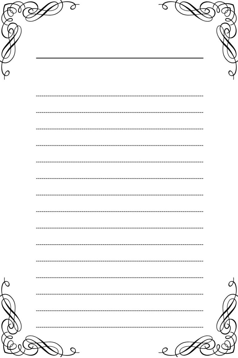 Printable Poem Blank Page Templates [PDF Included] - Printables Hub