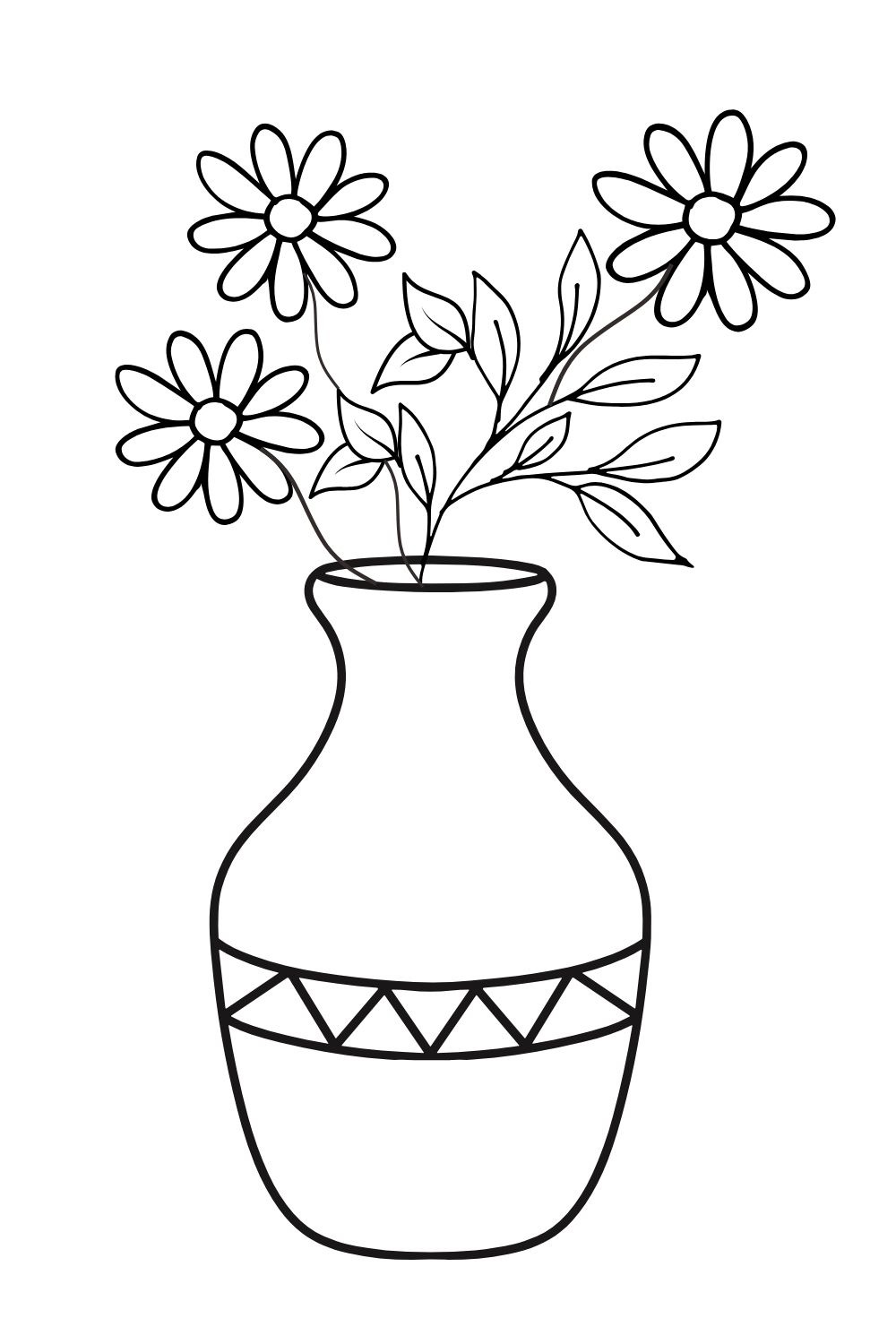 Printable Flower Vase Templates - Printables Hub