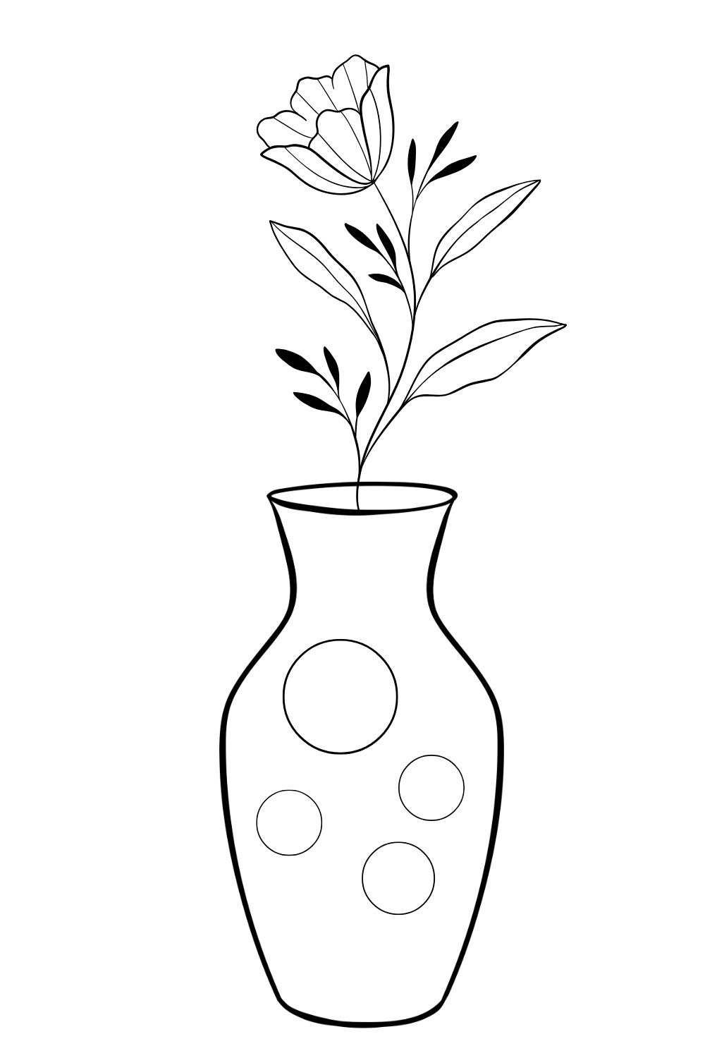 Printable Flower Vase Templates - Printables Hub