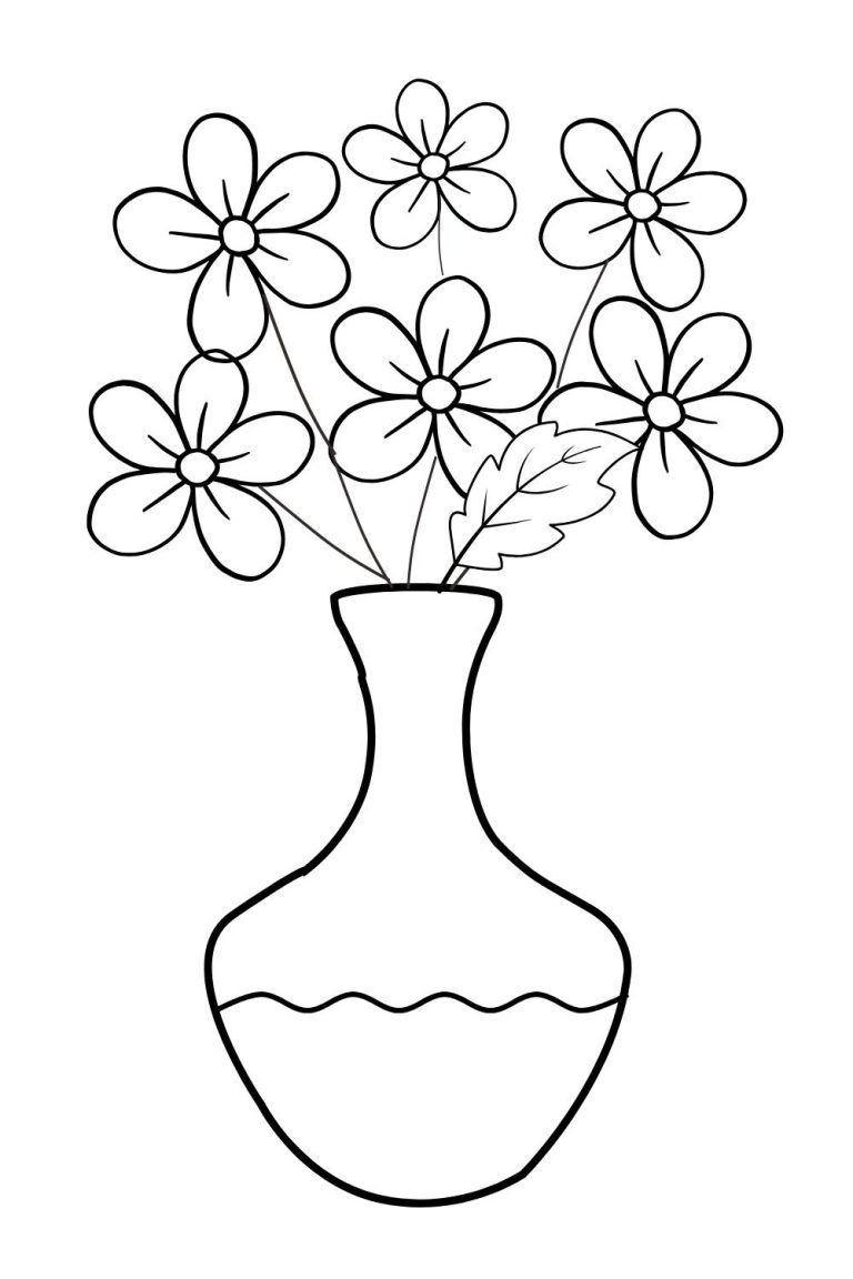 Printable Flower Vase Templates - Printables Hub
