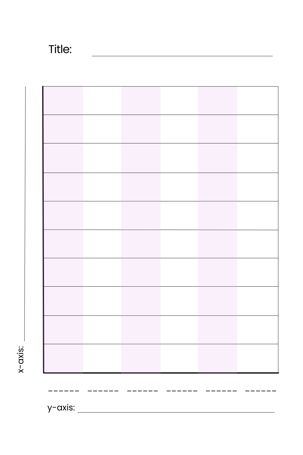 Blank Histogram Templates [PDF Included] - Printables Hub