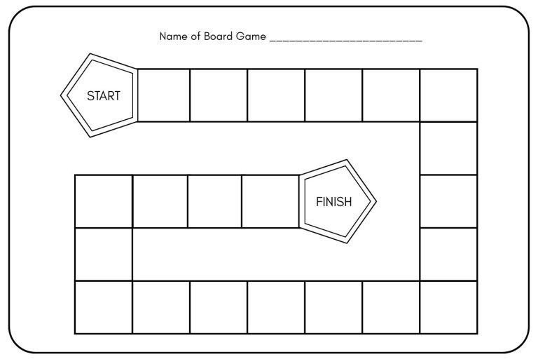 Printable Blank Game Board Templates - Printables Hub
