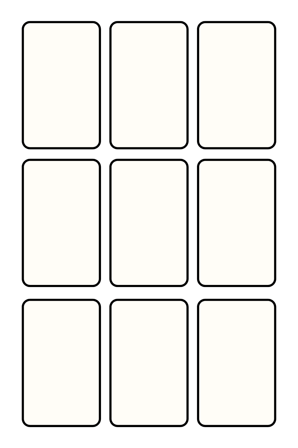 Printable Blank Playing Card Templates - Printables Hub