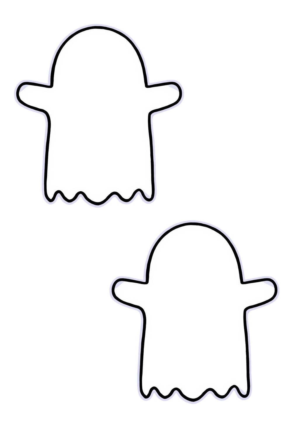 Printable Ghost Templates - Printables Hub